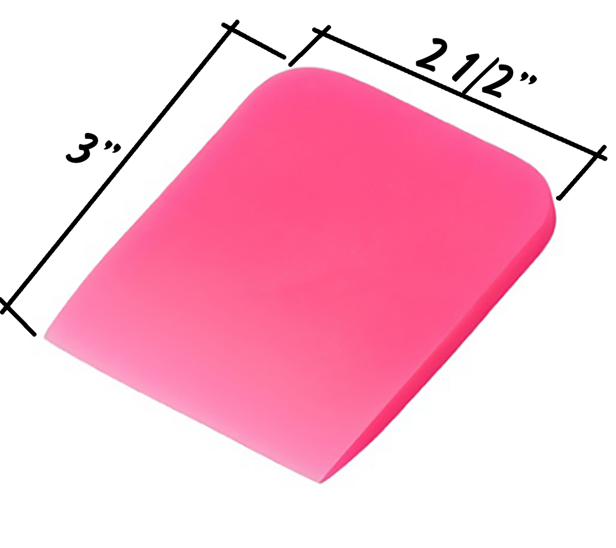 Medium Pink PPF Squeegee – Strictly Wrap Tools