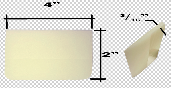 4in White Polyurethane Squeegee – Strictly Wrap Tools