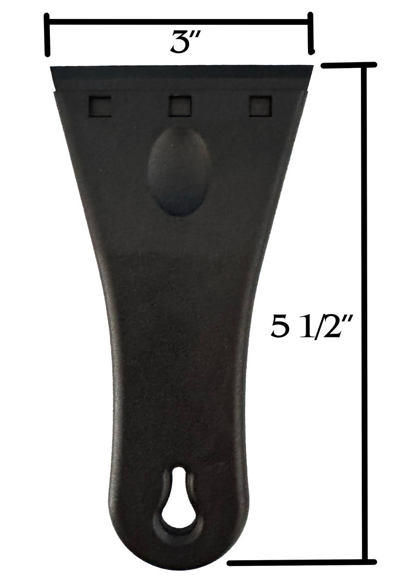 3" Plastic Scraper – Strictly Wrap Tools