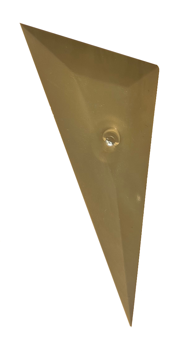 Gold Triangular Hard Squeegee – Strictly Wrap Tools