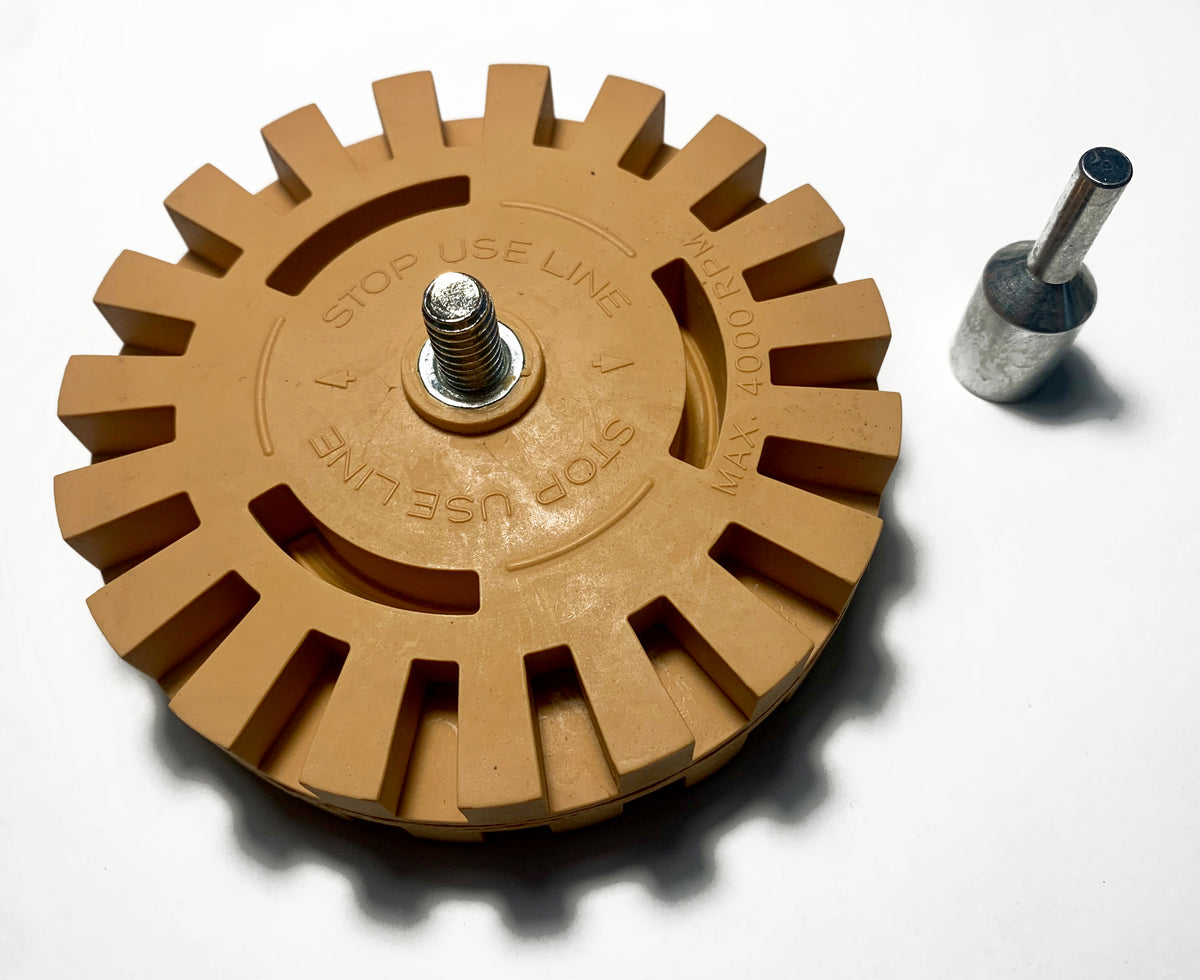 Vinyl / Adhesive remover wheel – Strictly Wrap Tools